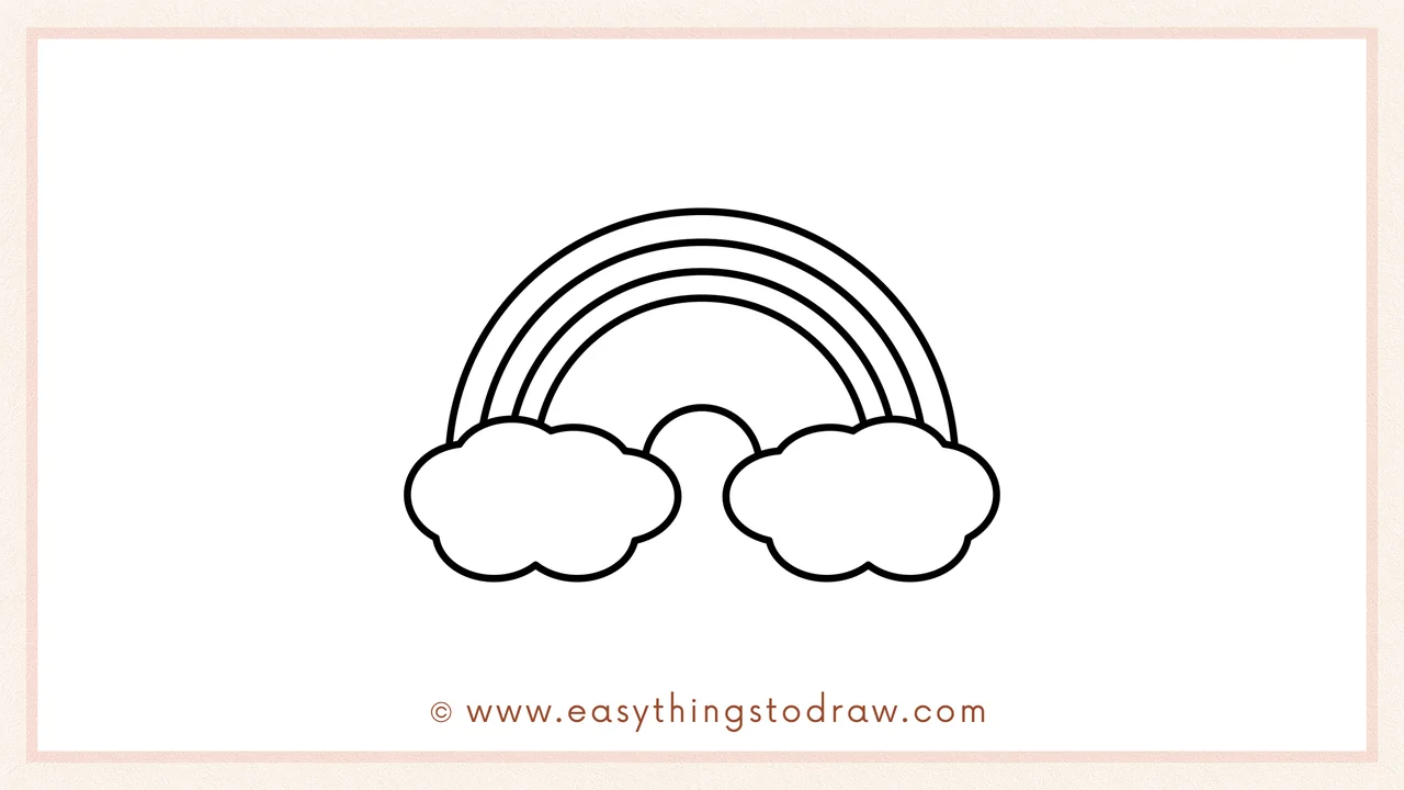 How to Draw a Cute Rainbow Step by Step – Fun Drawing Guide for Young ...